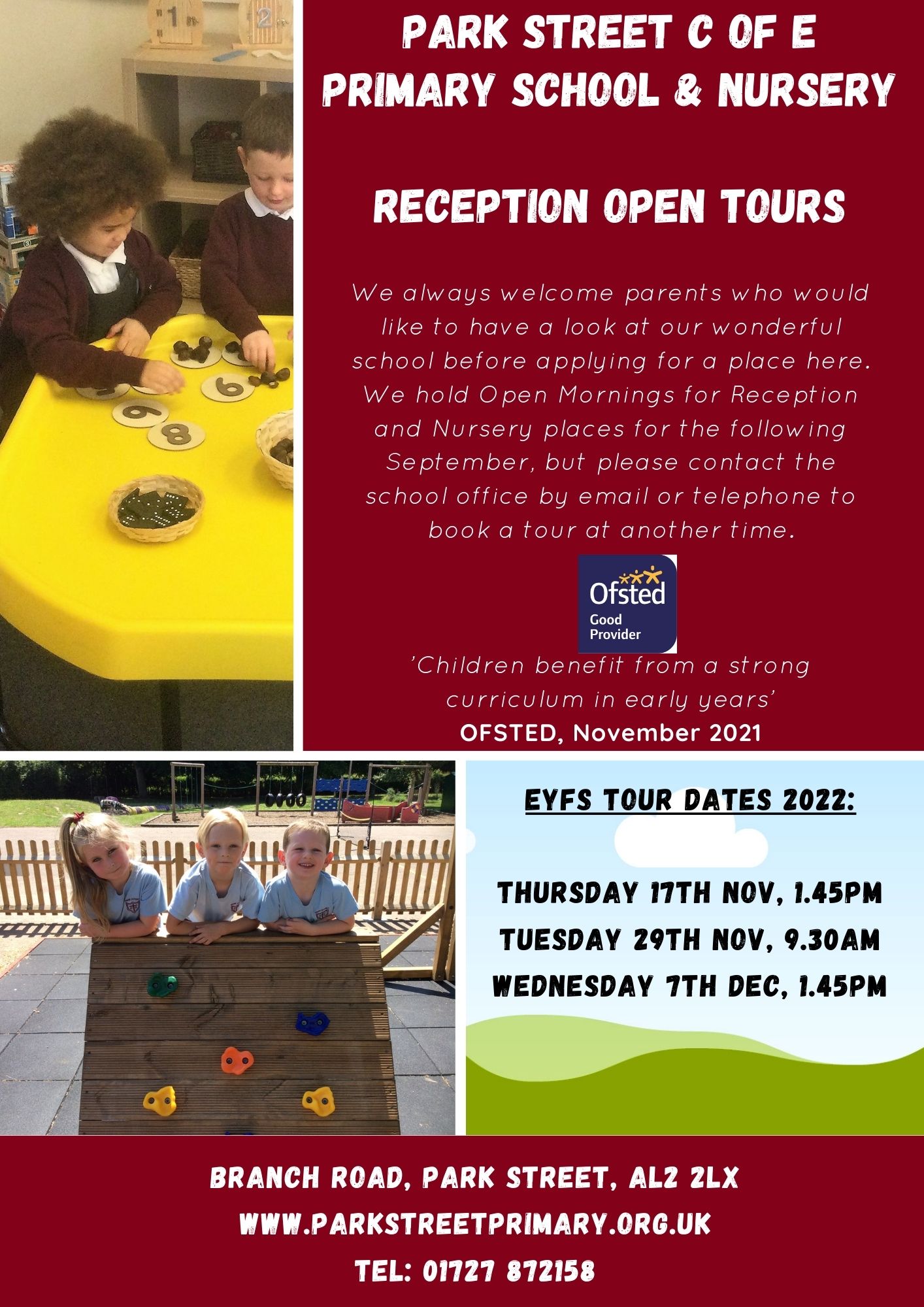 Park Street C of E Primary School and Nursery - Home